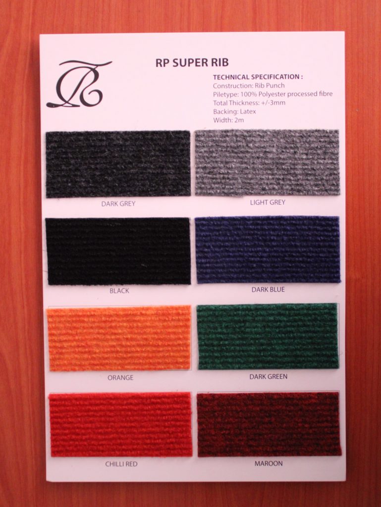 Carpet Tiles - Exhibition Carpets (Super Ribs) | Rpcarpet